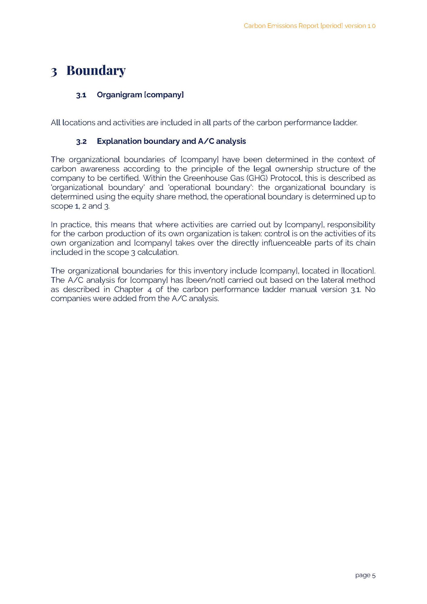 DGB | Carbon footprint analysis brochure